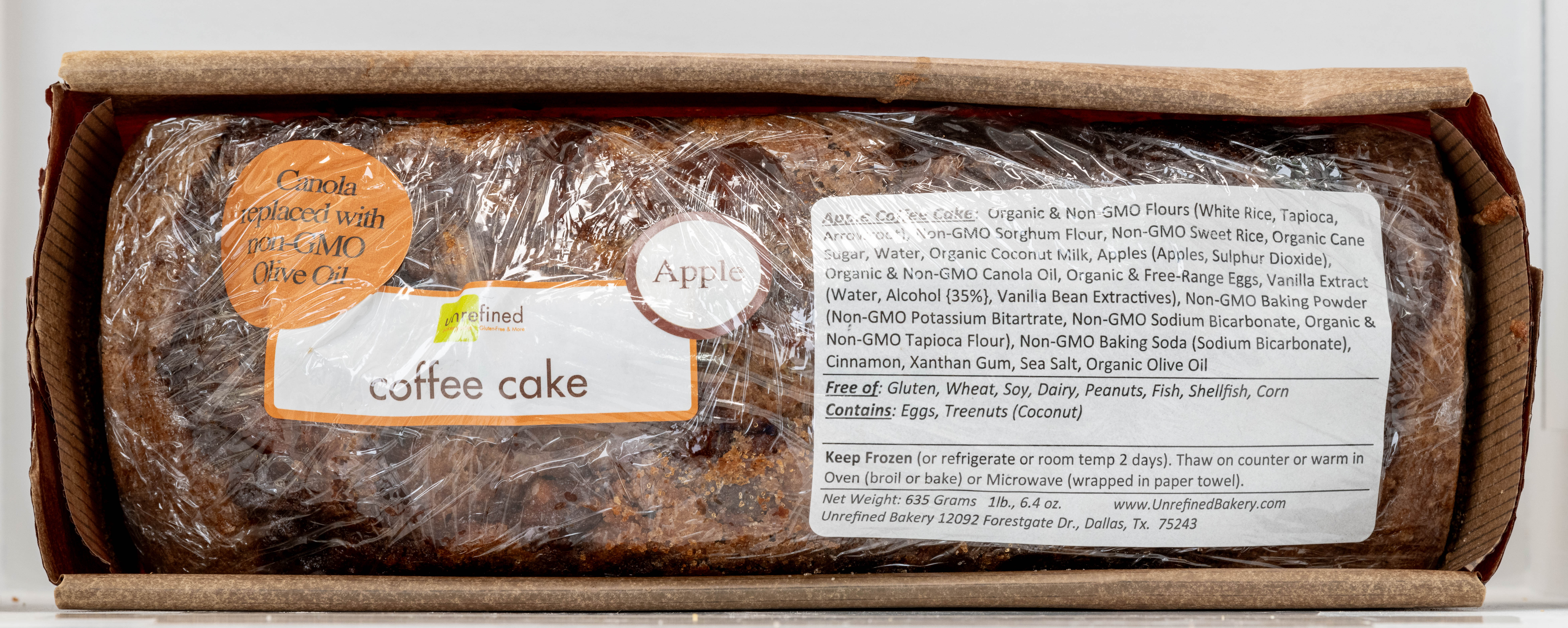 Coffee Cakes – Unrefined Bakery